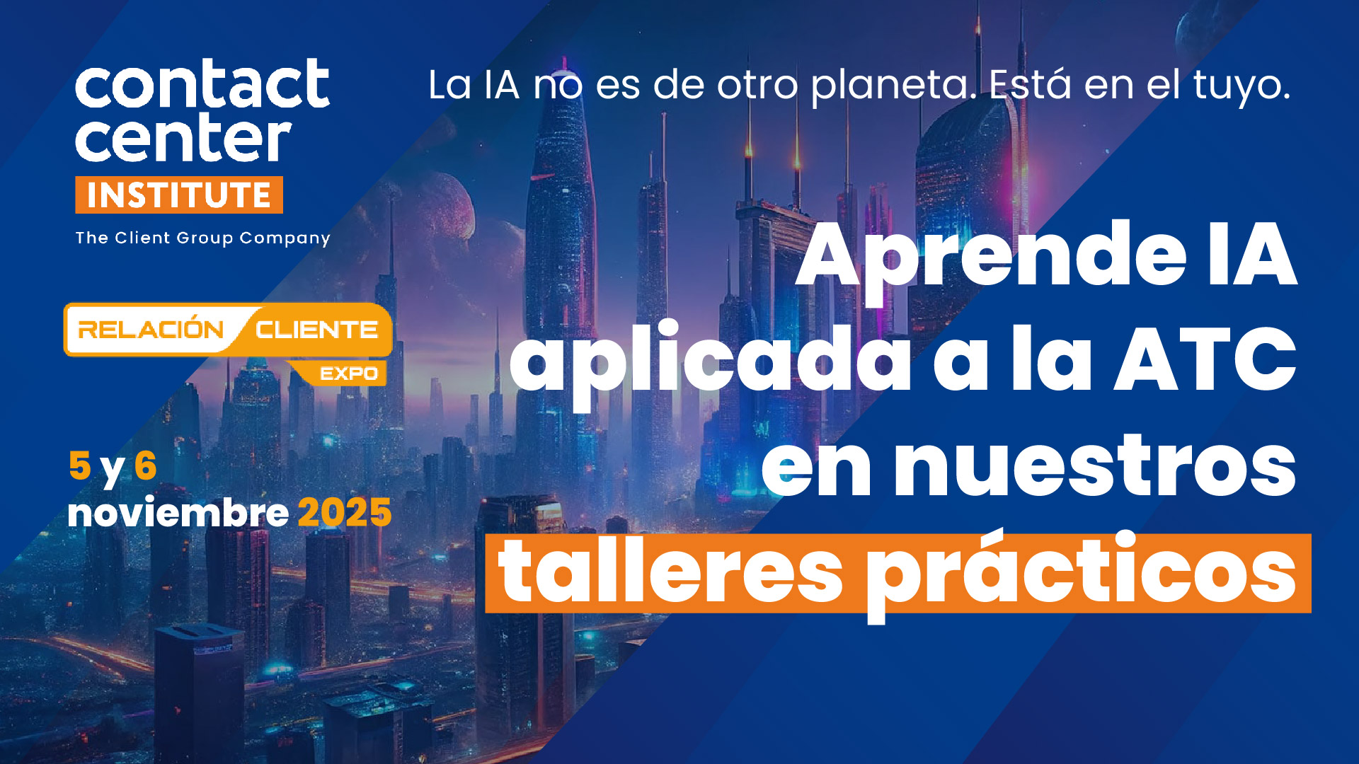 Contact Center Institute organiza talleres de IA en Expo RC